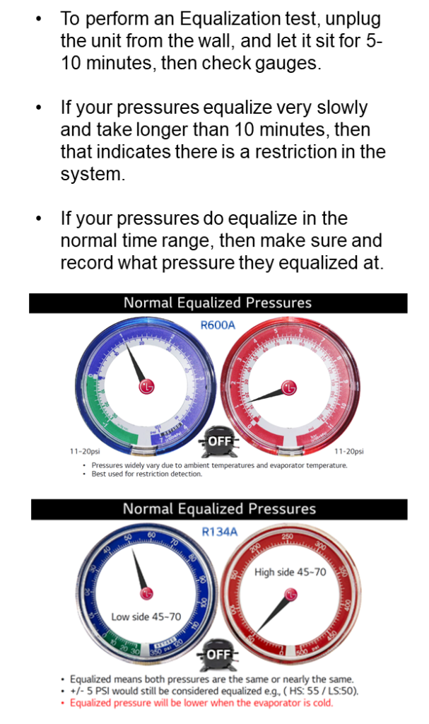 Slide 23 Equalization Test – LG No Cool Troubleshooting